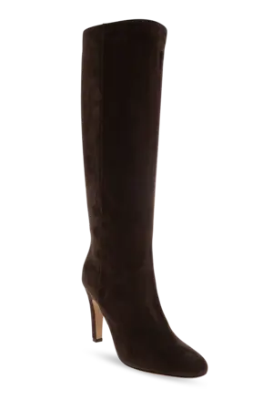 FERRAGAMO Suede Heeled Boots 'nylu