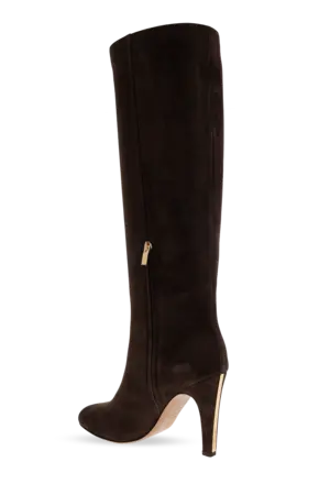 FERRAGAMO Suede Heeled Boots 'nylu