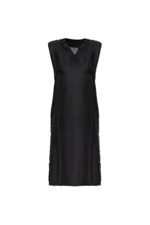 MAISON MARGIELA Sleeveless Silk Dress - Black