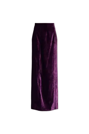 MAISON MARGIELA Velvet Skirt - Purple