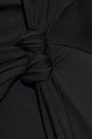Victoria Beckham Asymmetrical Dress With A Turtleneck