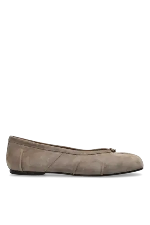 MAISON MARGIELA Suede Ballet Flats With 'tabi' Cut-out