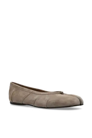 MAISON MARGIELA Suede Ballet Flats With 'tabi' Cut-out