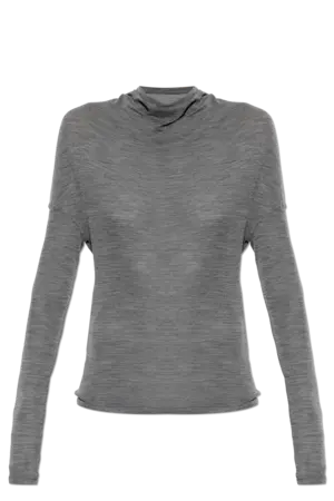Victoria Beckham Long Sleeve Top - Grey