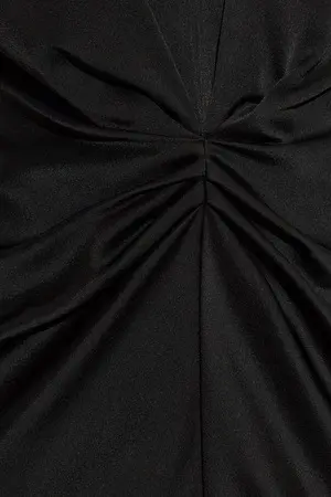 Victoria Beckham Satin Dress With Draping