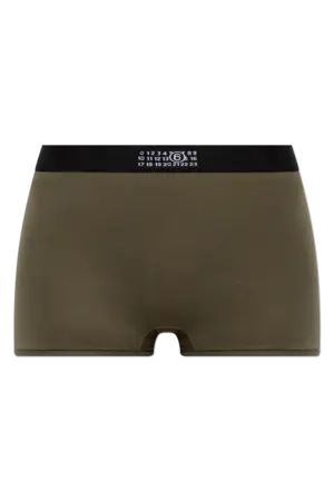 MAISON MARGIELA Boxers With Logo - Green