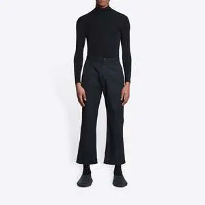 Balenciaga Cropped Cotton Trousers