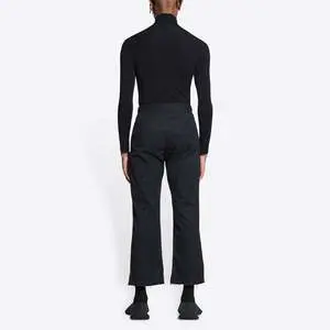 Balenciaga Cropped Cotton Trousers