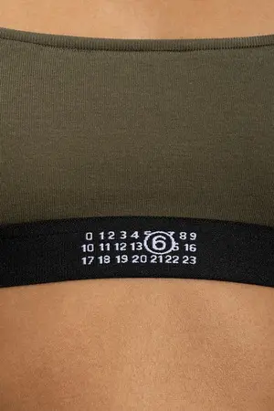 MAISON MARGIELA Logo Bra