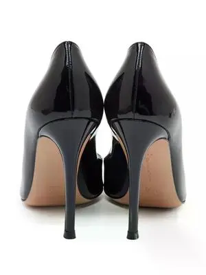 GIANVITO ROSSI 105 Patent Leather Pumps - Black