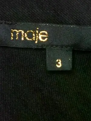 Maje Ralek Asymmetric Midi Dress