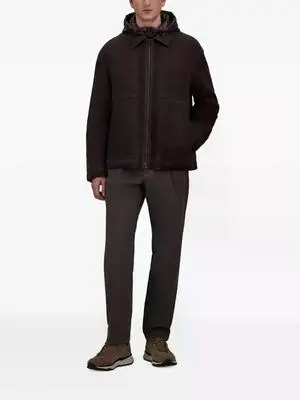 Herno Nylon Ultralight Hooded Jacket - Brown