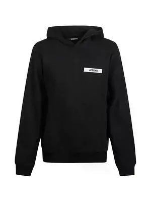 Jacquemus Gros Grain Hoodie - Black