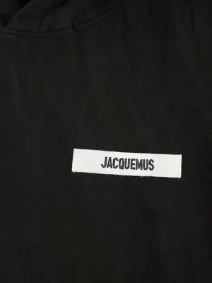 Jacquemus Gros Grain Hoodie - Black