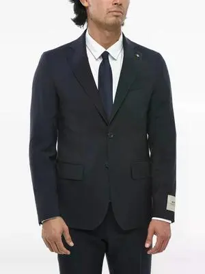 Corneliani Notch-lapel Single-breasted Suit - Blue