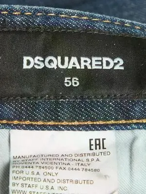 Dsquared2 Distressed Straight-fit Jeans