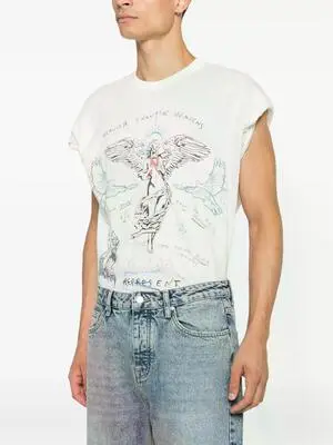 REPRESENT Graphic-print T-shirt - White