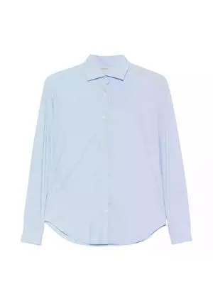 MAZZARELLI Long-sleeve Button-down Shirt - Blue