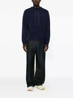 MARANT Logo-embroidered Drawstring Sweater