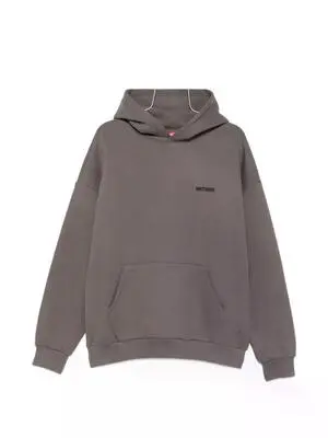 WRSTBHVR Logo-print Hoodie - Grey
