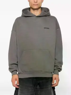 WRSTBHVR Logo-print Hoodie - Grey