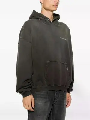 REPRESENT Logo-print Hoodie - Grey