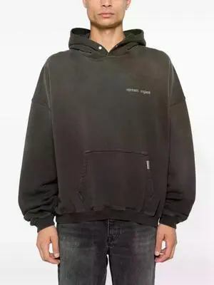 REPRESENT Logo-print Hoodie - Grey