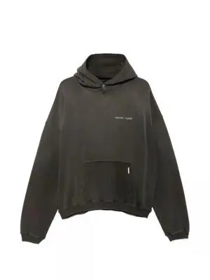 REPRESENT Logo-print Hoodie - Grey