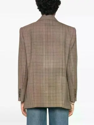 Chloé Check Double-breasted Jacket