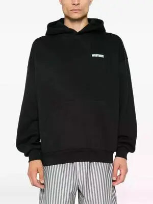 WRSTBHVR Logo-print Cotton-jersey Hoodie