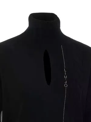 Liu Jo Turtleneck Sweater With Cut-out