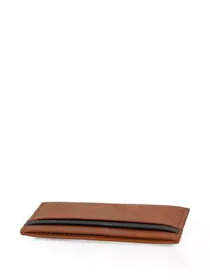 BOSS X Aston Martin Card Holder In Two-tone Leather