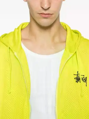 StÜssy Athletic Mesh Zip-up Hoodie
