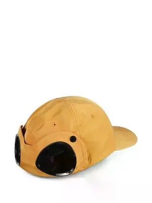 C.P. COMPANY Goggle-detail Embroidered Baseball Cap - Orange