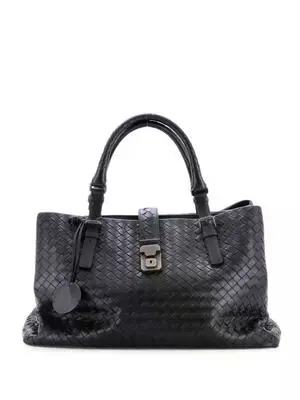 Bottega Veneta Roma Intrecciato Nappa Medium Tote Bag