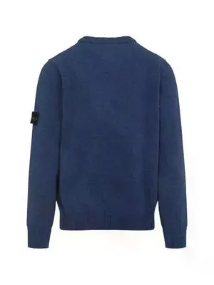 Stone Island Logo-patch Crew-neck Sweater