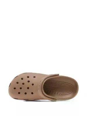 CROCS Perforated Slingback Sandals - Brown
