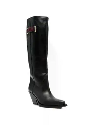 Chloé Azelan Embroidered Boots