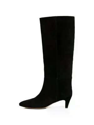 TWINSET High Suede Boots - Black