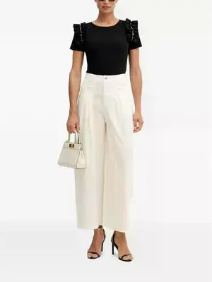Sisley Pleated Wide-leg Trousers
