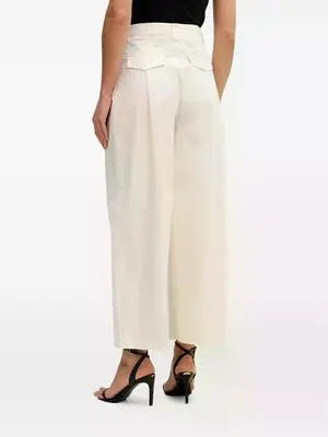Sisley Pleated Wide-leg Trousers