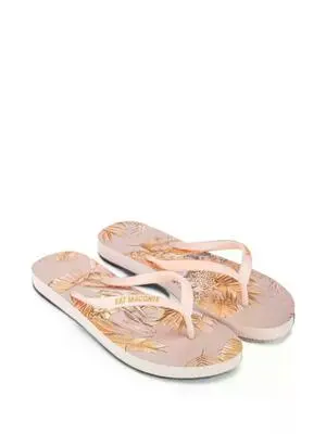 KAT MACONIE Sola Leopard-print Flip-flops