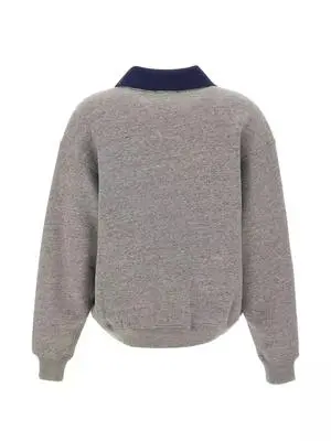 Polo Ralph Lauren Fleece Polo Collar Sweatshirt - Grey