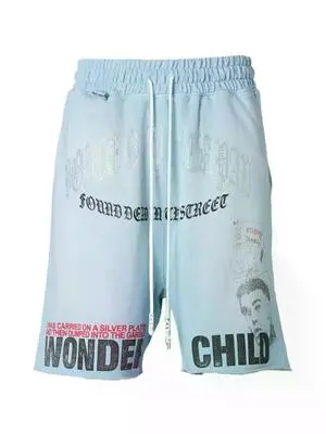 PALY Palm Angels Bobby Driscoll Shorts - Blue