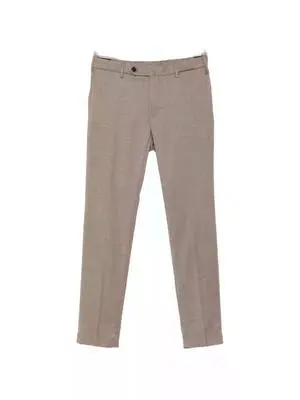 Incotex Belt-loops Straight-leg Trousers - Neutrals