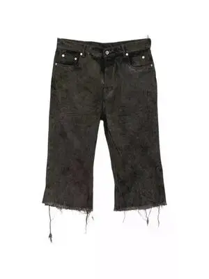 Rick Owens Bolan Cutoff Raw-cut Cropped Jeans
