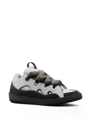LANVIN Curb Oversized-lace Sneakers