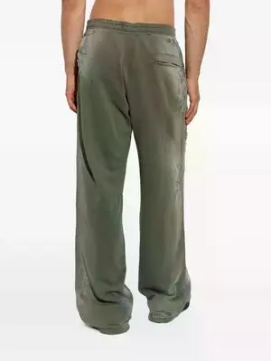 DIESEL® Cotton Sweatpants With Destroyed Effect