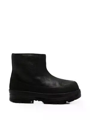Diemme Badia Shearling Leather Boots - Black