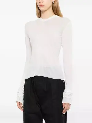 Rick Owens Long-sleeve Semi-sheer T-shirt